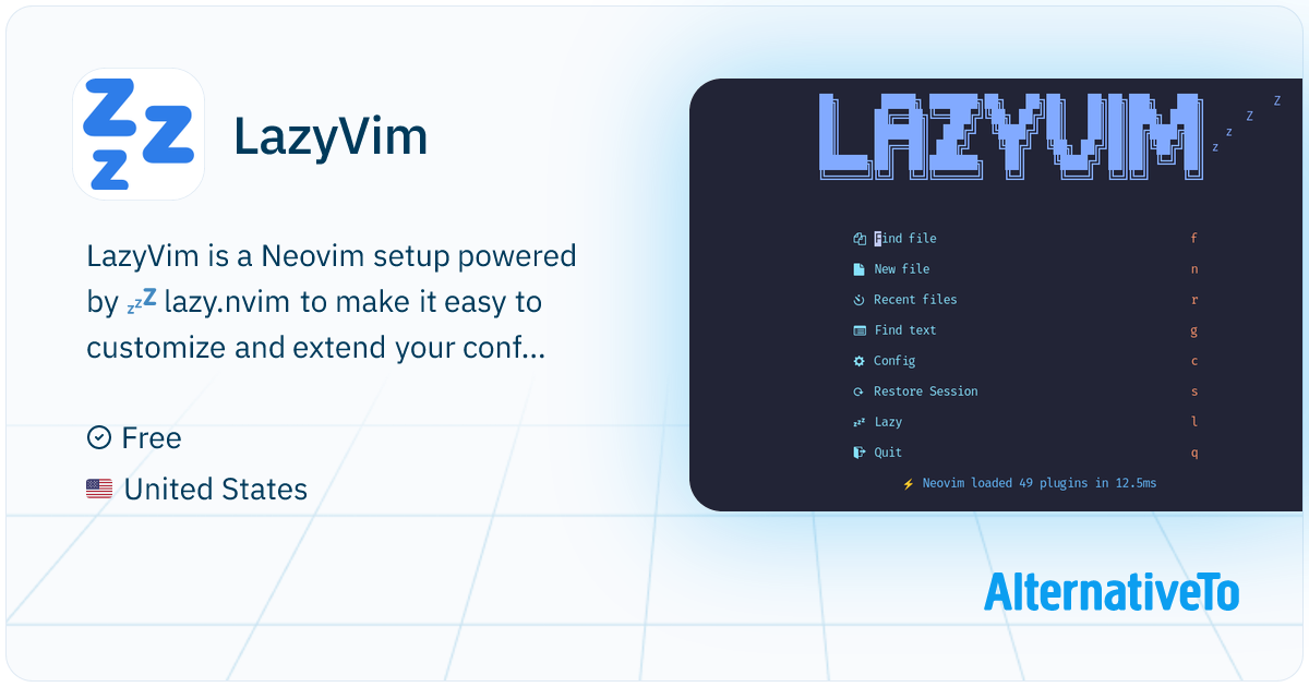 LazyVim: Neovim setup to make it easy to customize and extend your ...