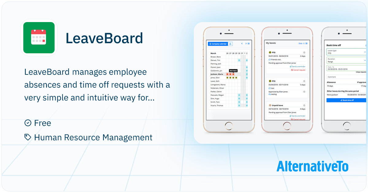 LeaveBoard: Helps you to manage your workforce leaves simply and ...