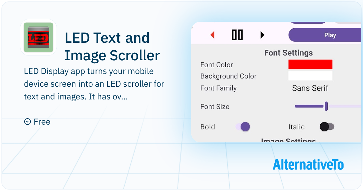 LED Text and Image Scroller: LED Display app turns your mobile device ...