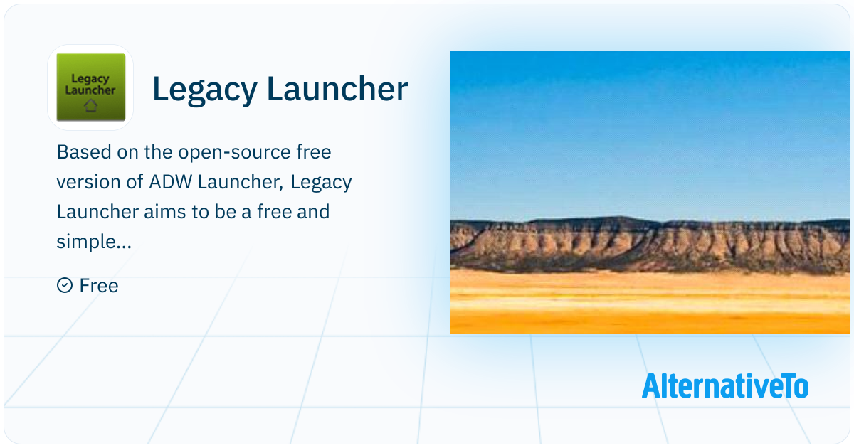Legacy Launcher: Based on the open-source free version of ADW ...