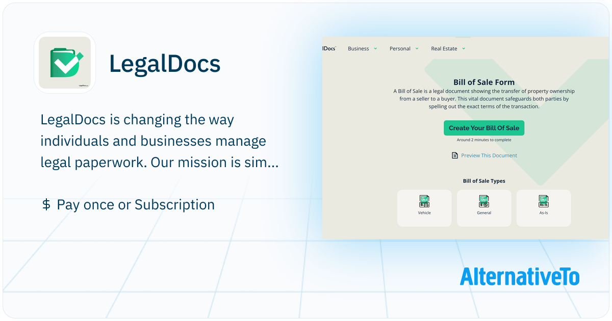 LegalDocs: Makes it easy to create, customize, and download legally ...