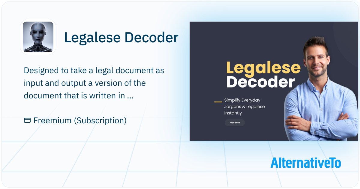 Legalese Decoder: Simplify Everyday Jargons & Legalese Instantly ...