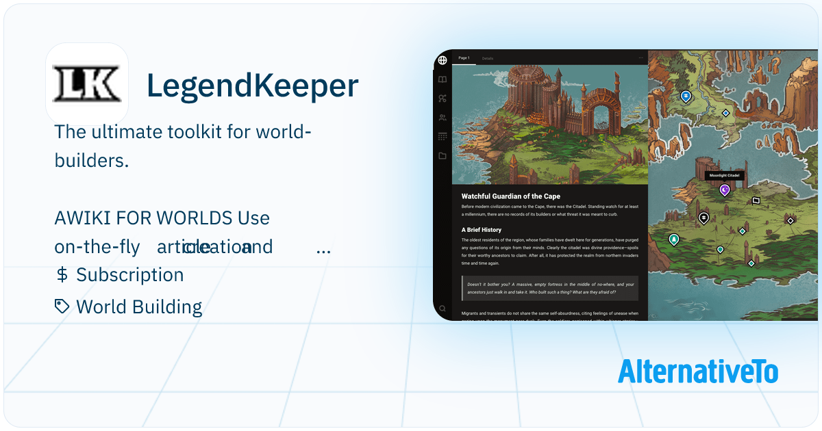 LegendKeeper: Makes it easy to build immersive worlds for stories and ...
