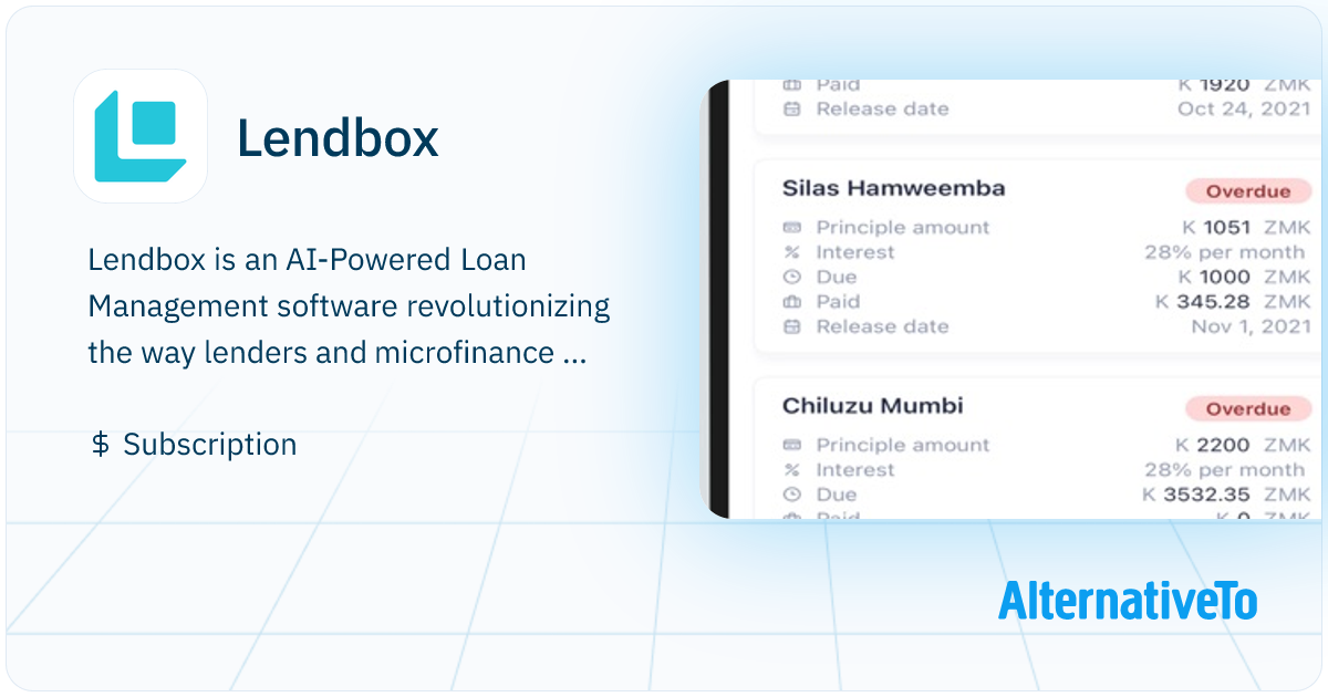 Lendbox: AI-powered loan management software automating and optimizing ...