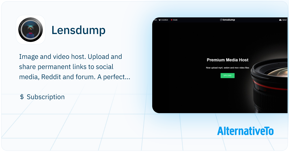 Lensdump: Image and media hosting | AlternativeTo