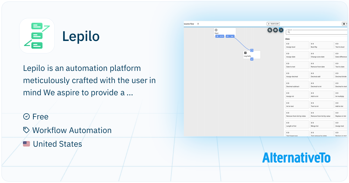 Lepilo: Workflow automation platform meticulously crafted with the user ...
