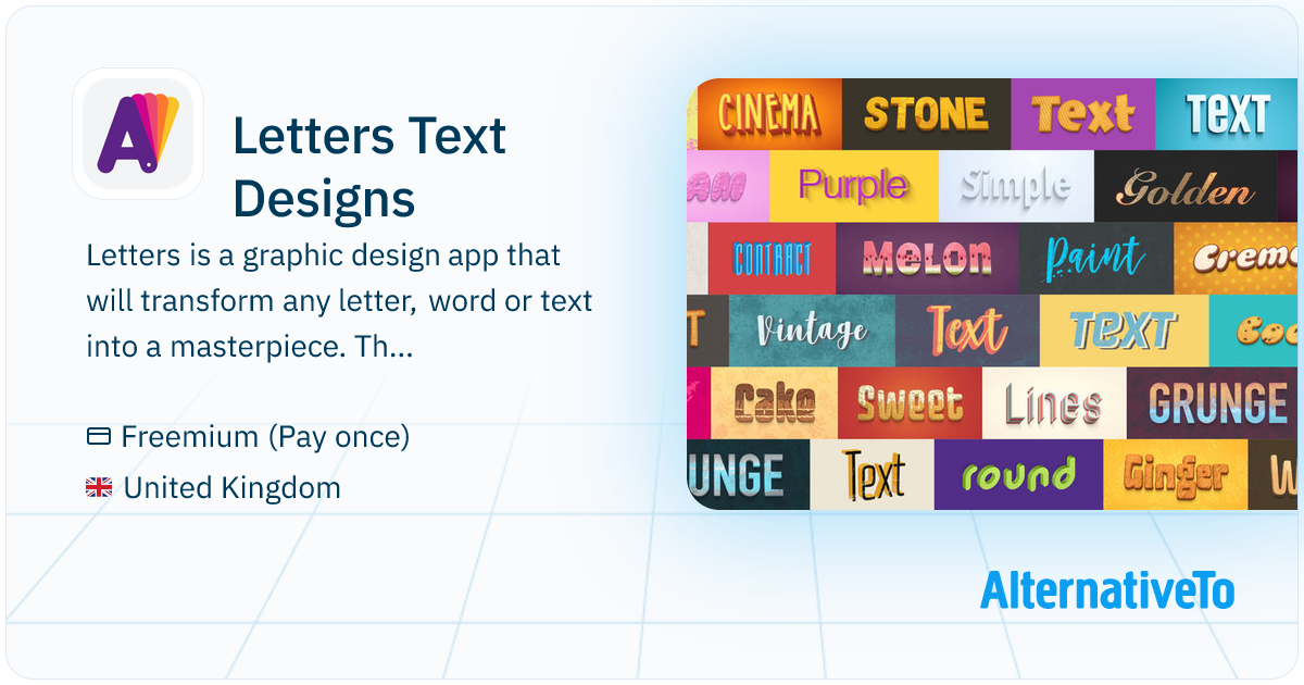 Letters Text Designs: Letters offers a multitude of text design ...