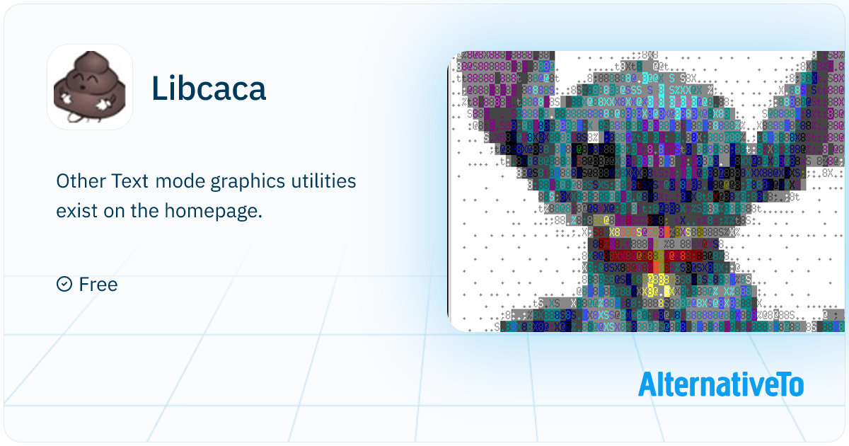 Libcaca: Libcaca is a graphics library that outputs text instead of ...
