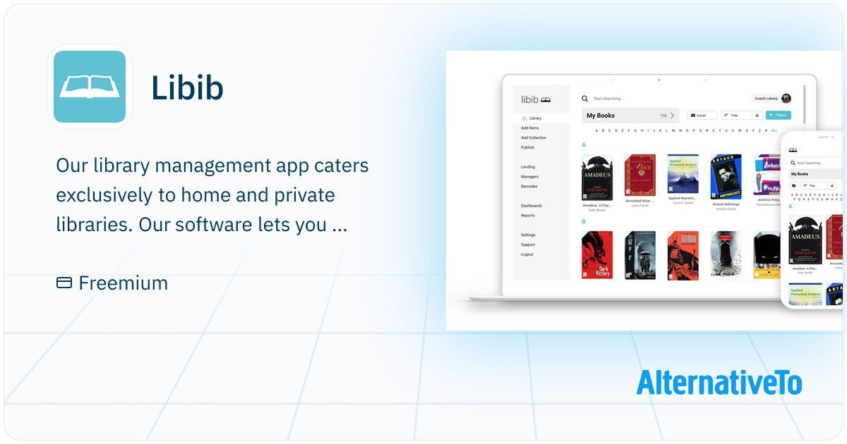 Libib: Our library management app caters exclusively to | AlternativeTo