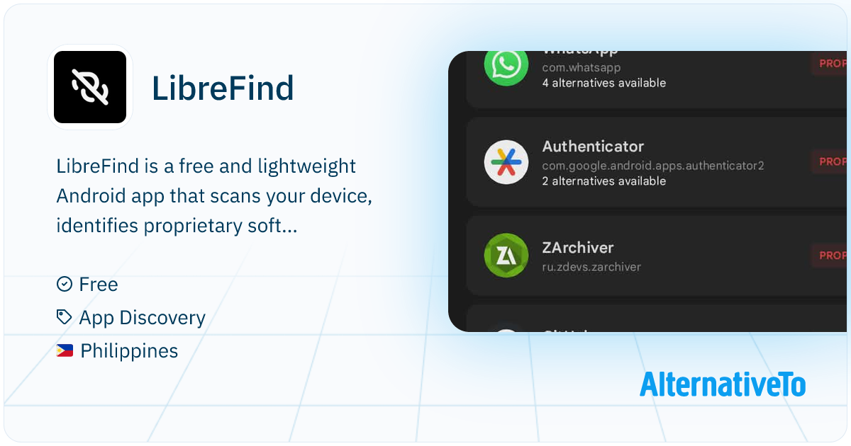 LibreFind: Discover and replace proprietary apps with FOSS alternatives ...