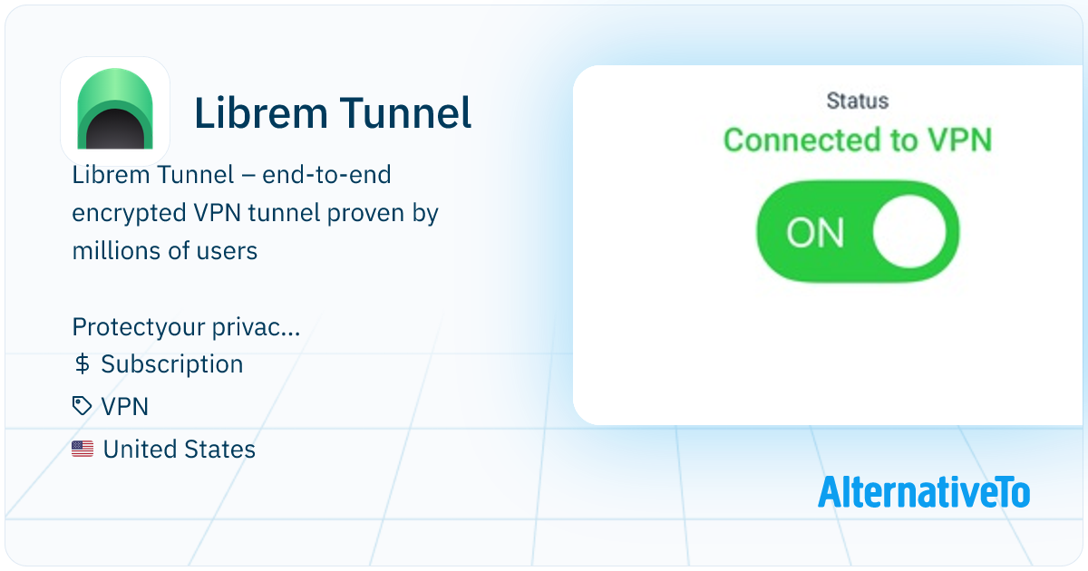 Librem Tunnel: End-to-end encrypted VPN tunnel proven by millions of ...