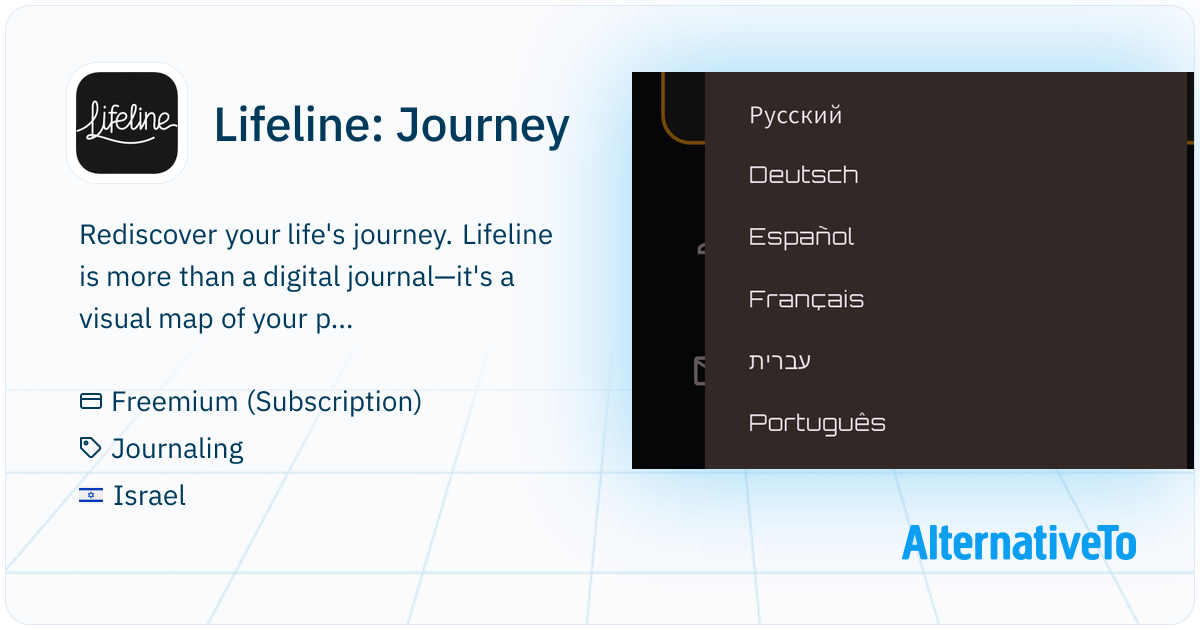 Lifeline: Journey: Map your life's journey, reflect on memories, and ...