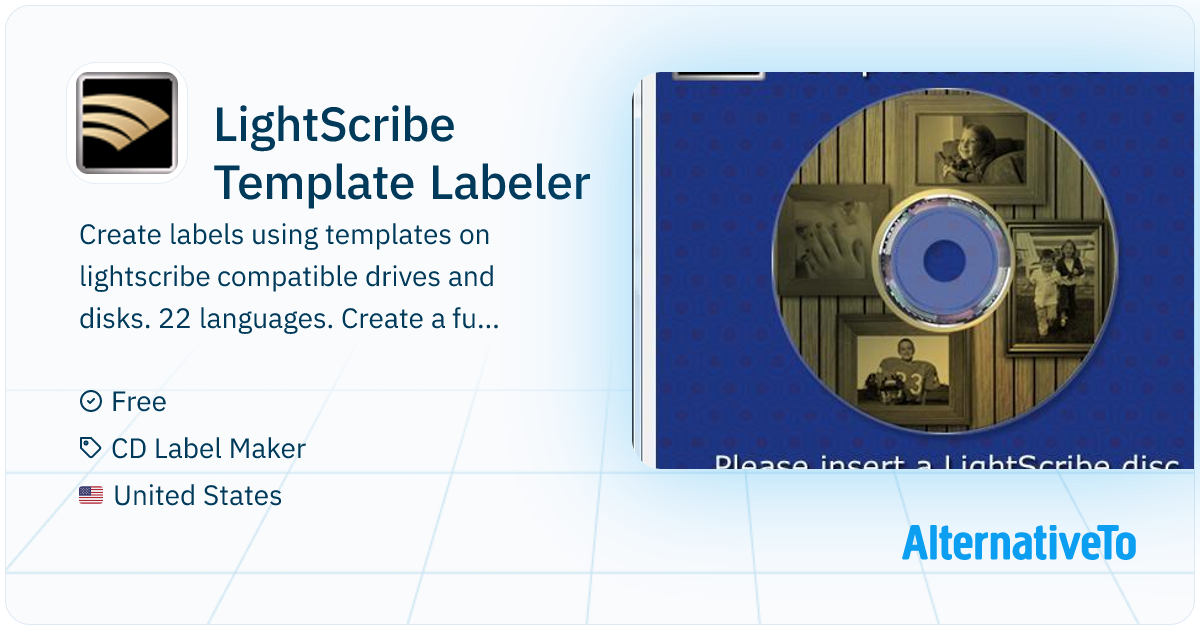 LightScribe Template Labeler: Create labels using templates on ...