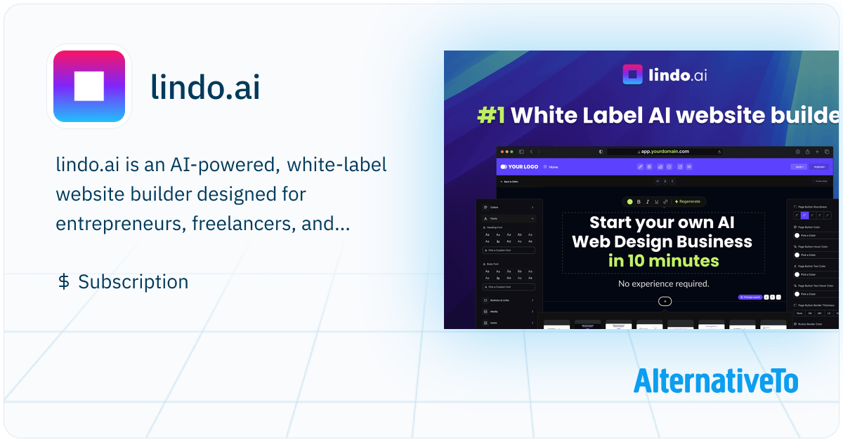 lindo.ai: Lindo .ai is white-label AI website builder empowering ...