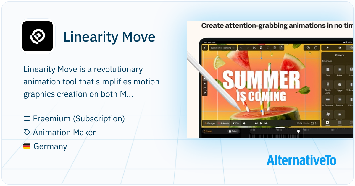 Linearity Move: Revolutionary animation tool that simplifies motion ...
