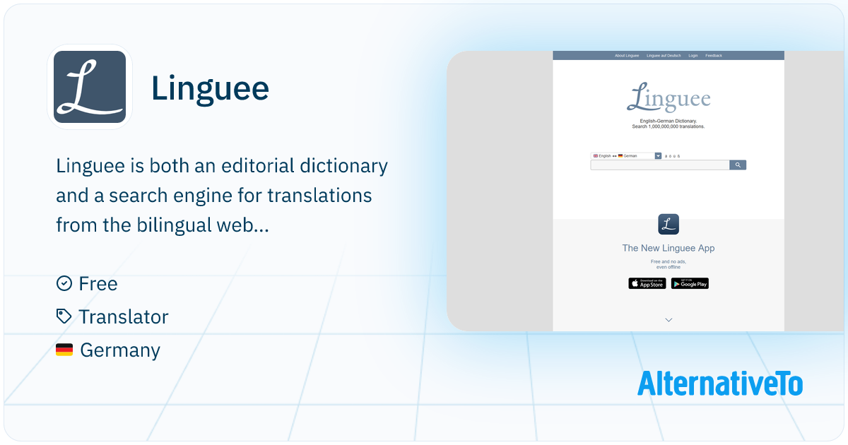 Linguee: New kind of dictionary app for French-English, Spanish-English ...