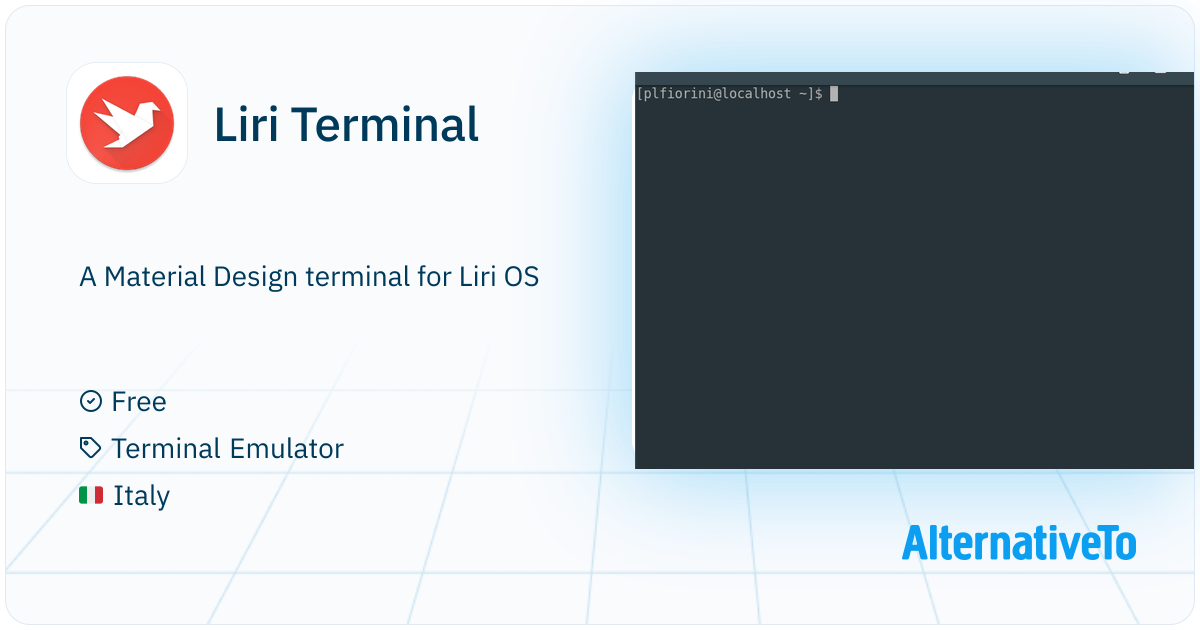 Liri Terminal: A Material Design terminal for Liri OS | AlternativeTo
