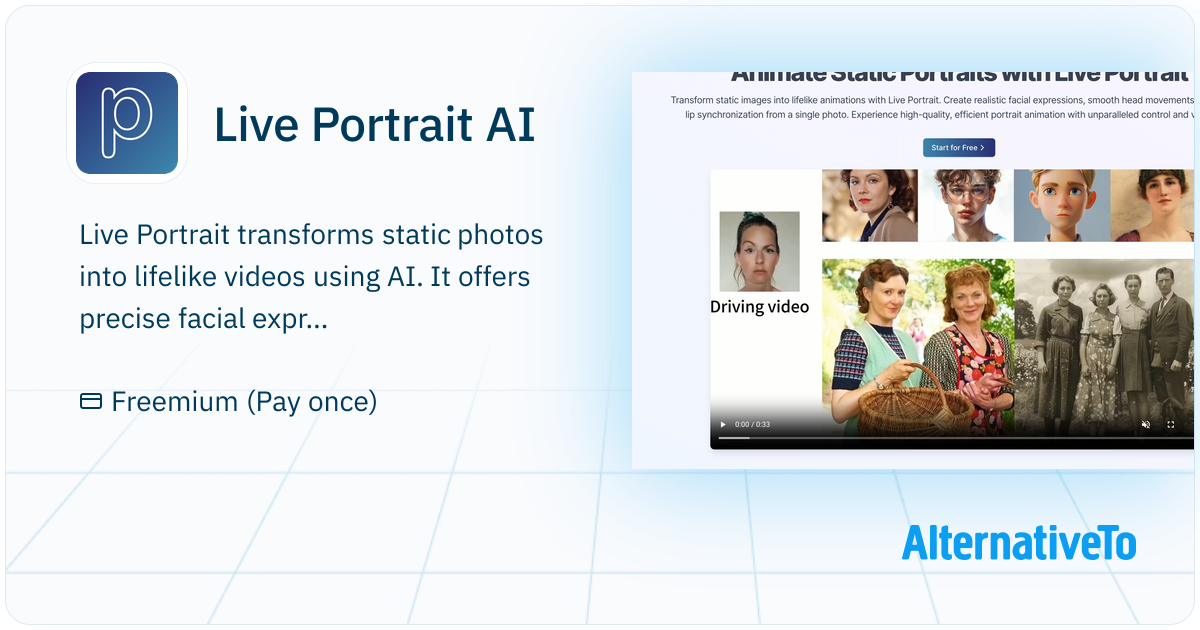 Live Portrait AI: Live Portrait: AI-powered photo-to-video animation ...