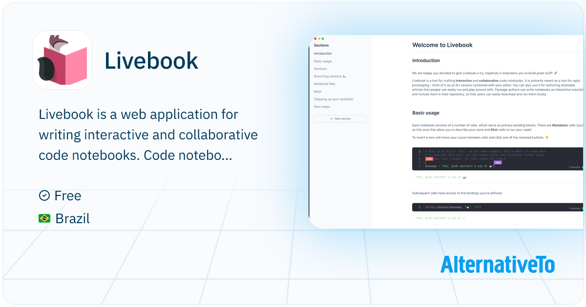 Livebook: Automate code & data workflows with interactive Elixir ...