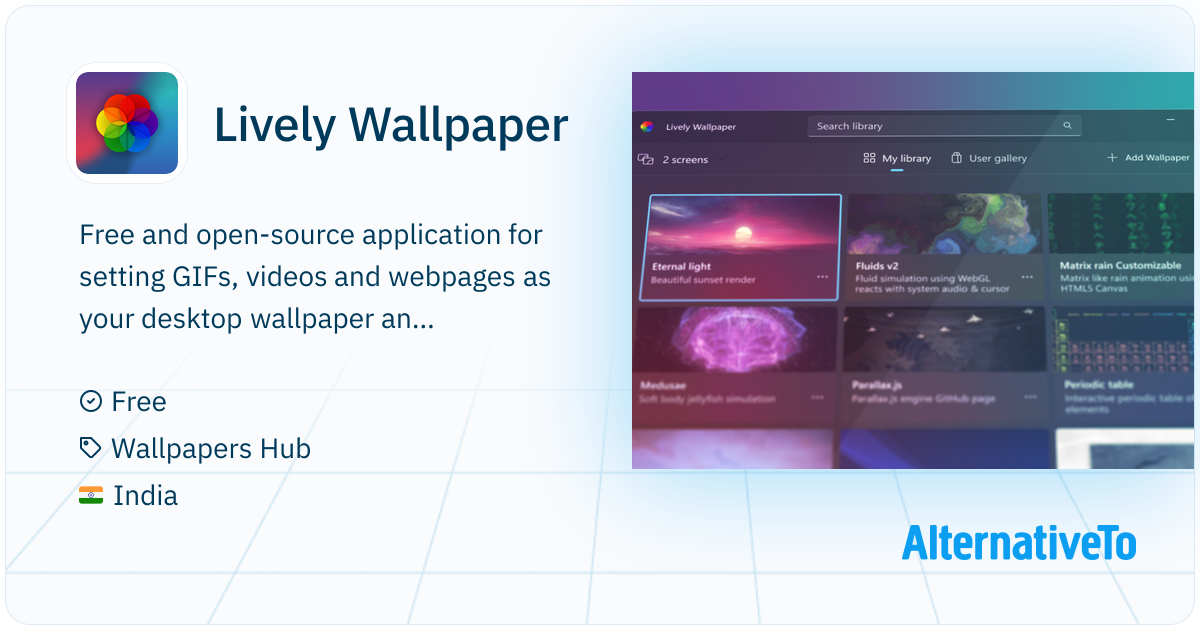 Lively Wallpaper: Animated desktop wallpapers, bring your desktop to ...