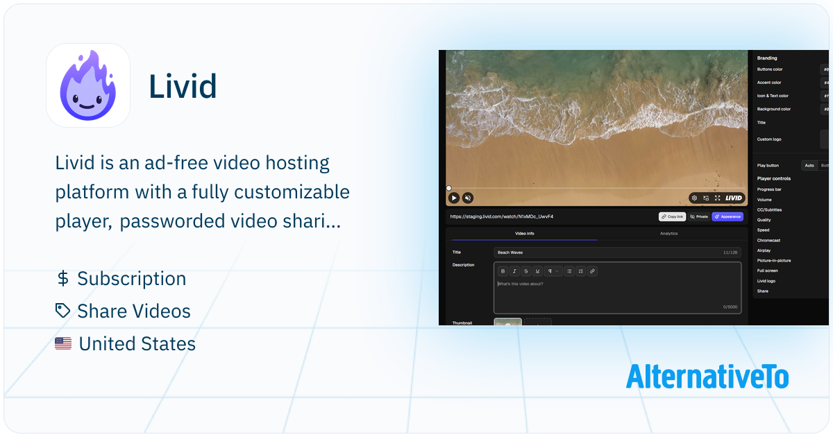 Livid: Ad-free video hosting for individuals and small businesses ...