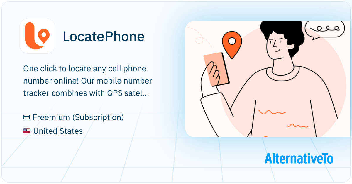 LocatePhone: Type in phone number and find location online | AlternativeTo