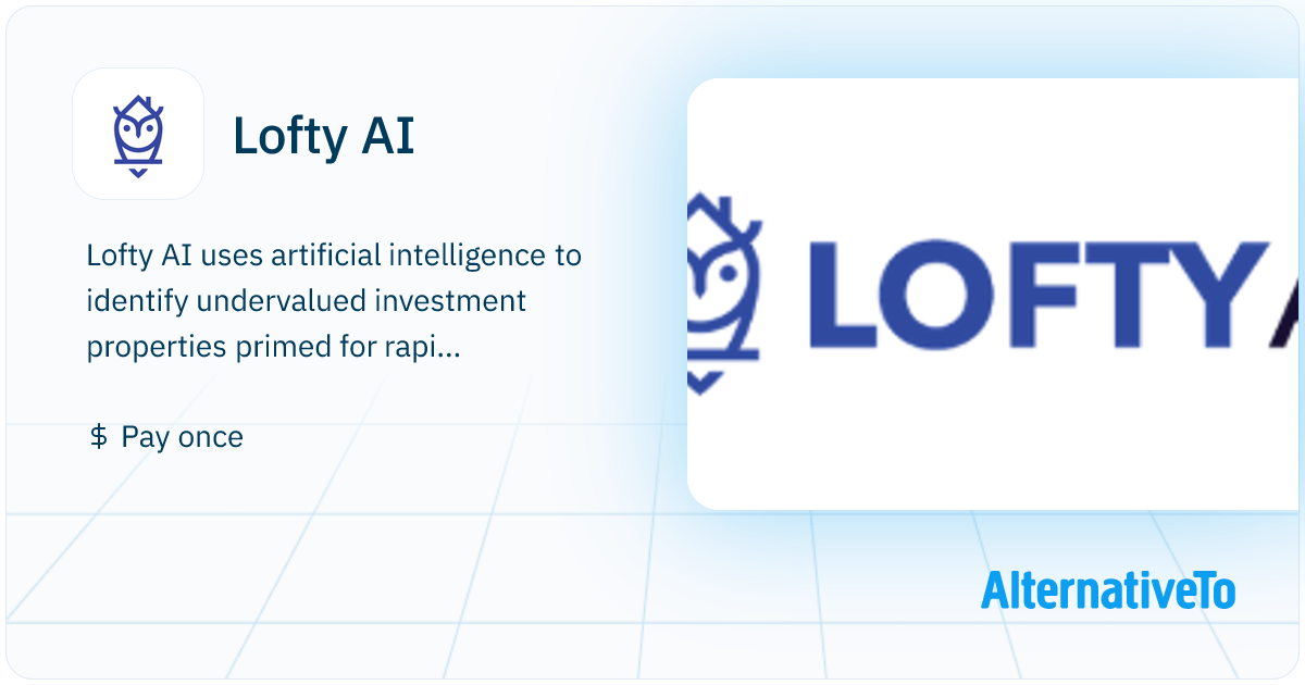Lofty AI: Uses artificial intelligence to identify | AlternativeTo
