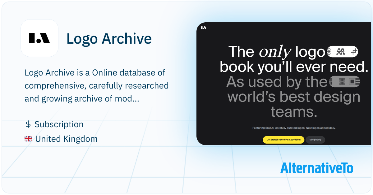 Logo Archive: Online database of Logos | AlternativeTo