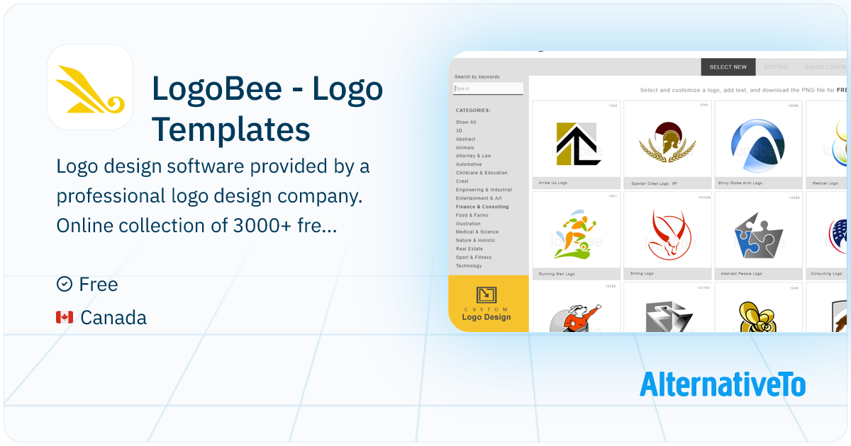 LogoBee - Logo Templates: Software to create free professional logo ...