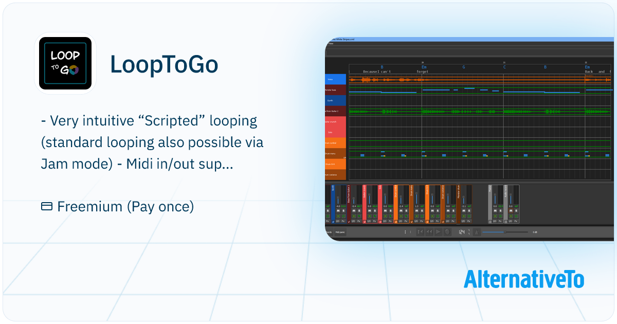 LoopToGo : Software Looper for « pedal free » looping | AlternativeTo