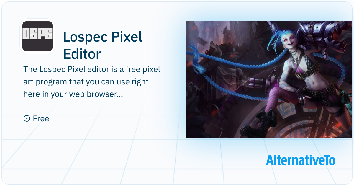 Lospec Pixel Editor: Free online pixel art program. It's easy to use ...