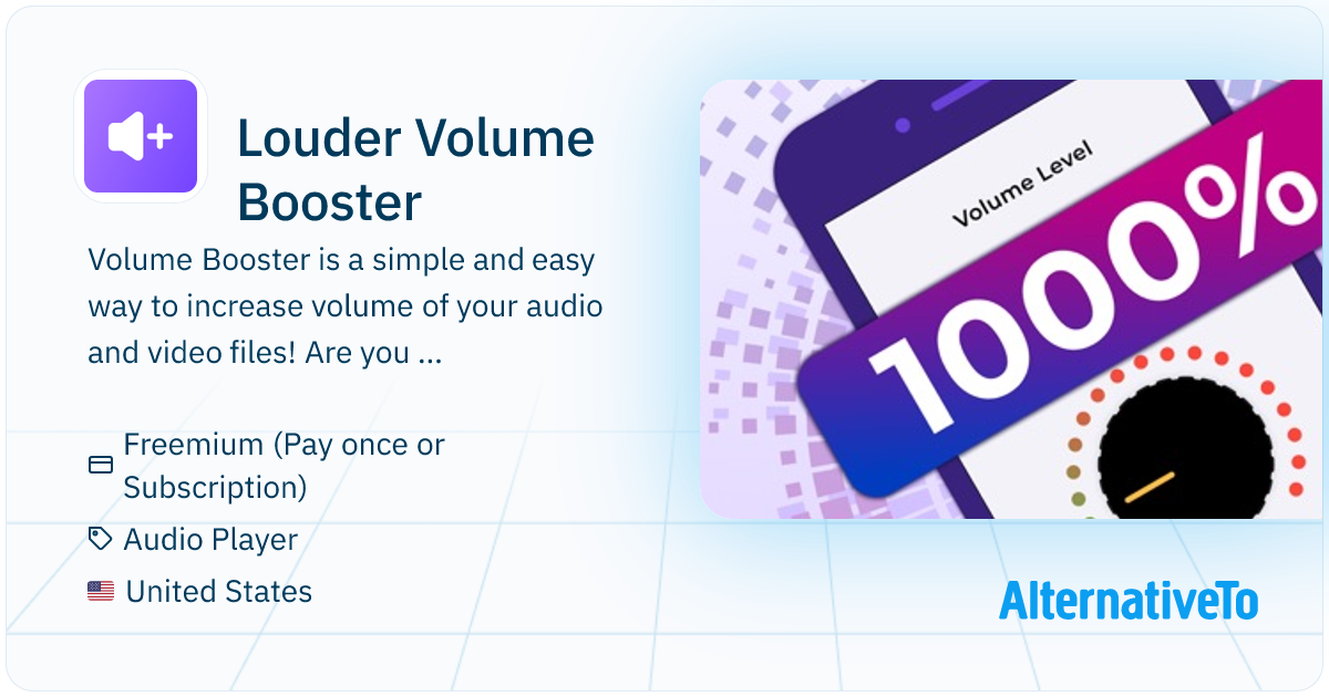 Louder Volume Booster: Volume Booster is a simple and easy way to ...