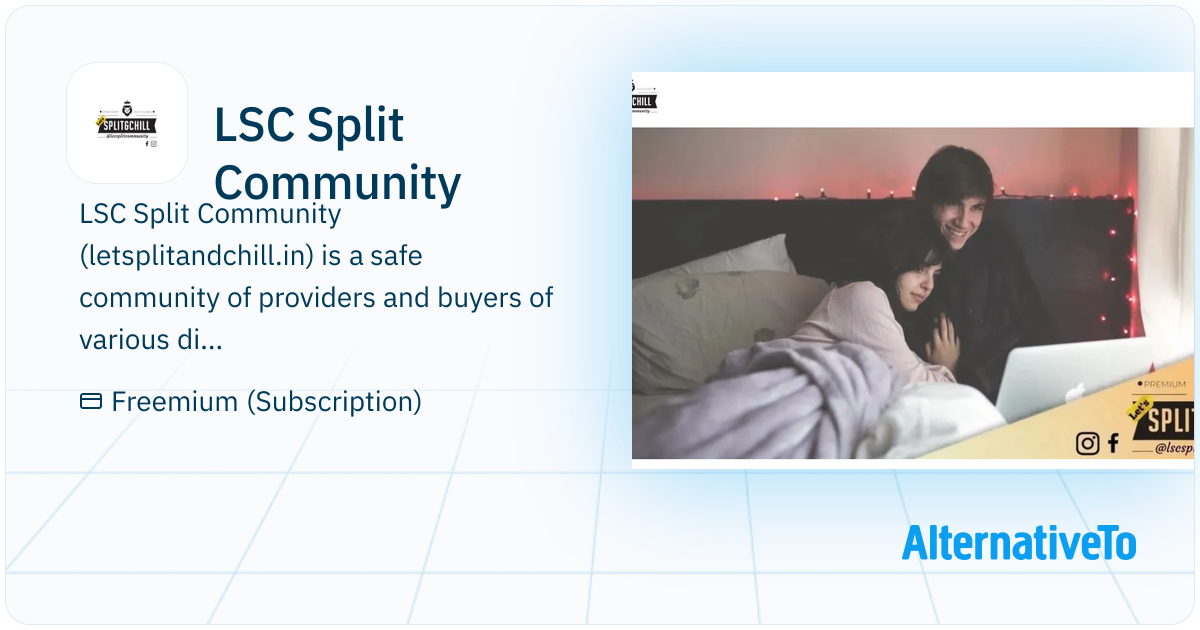 LSC Split Community: A service of connecting providers and buyers of ...