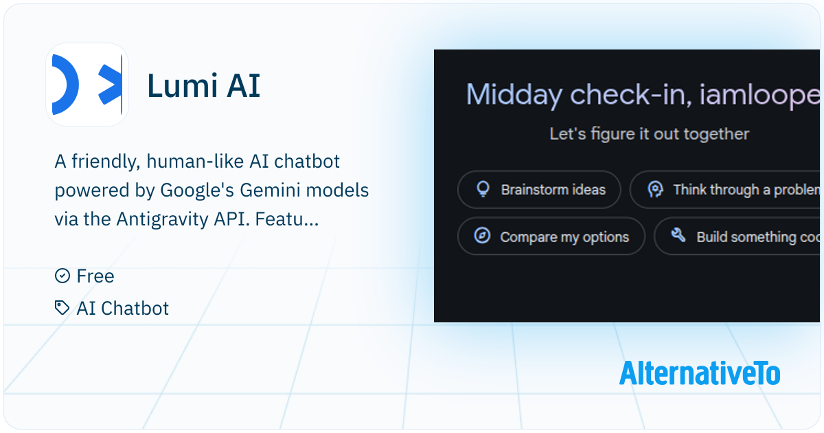 Lumi AI: A friendly, human-like AI chatbot powered by https ...