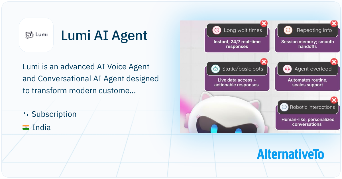 Lumi AI Agent: Lumi is a fully customizable AI conversational solution ...