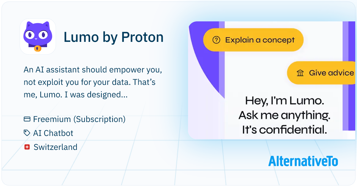 Lumo by Proton: Privacy-focused AI assistant with encrypted, user ...