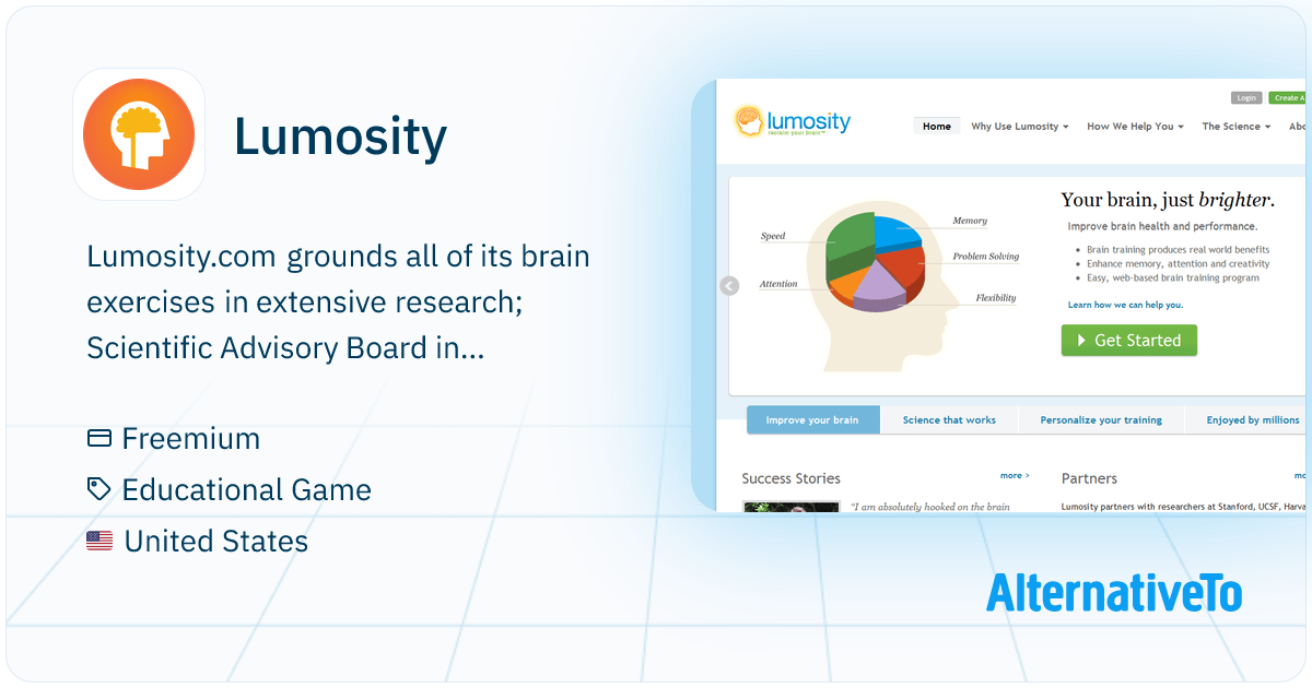 Lumosity: | AlternativeTo