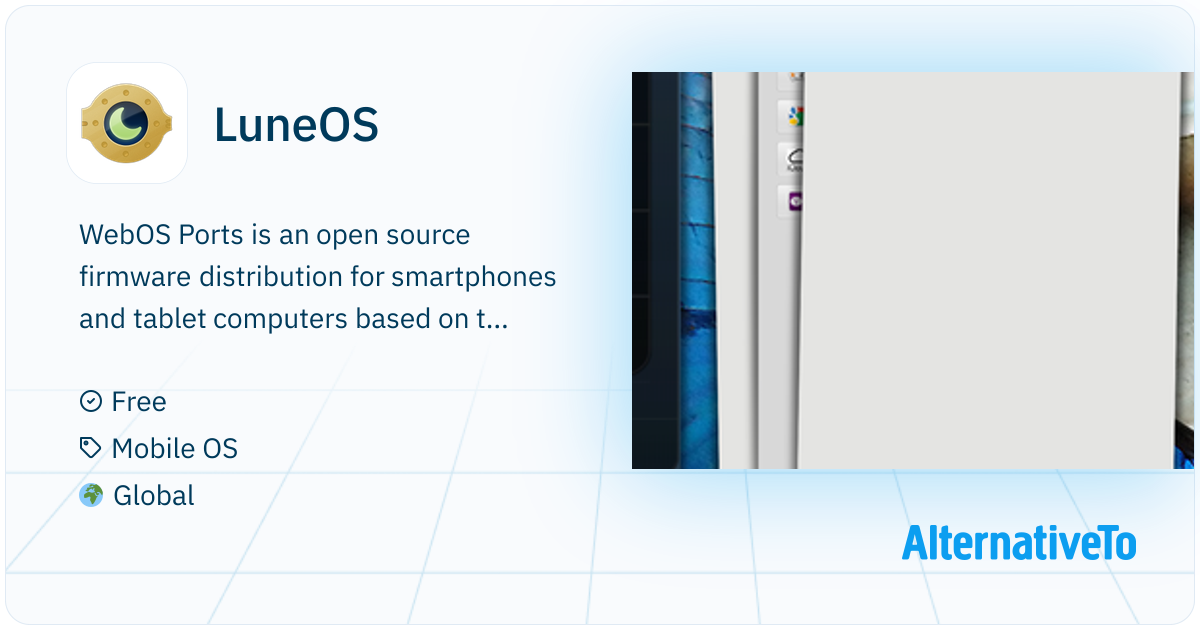 LuneOS: Open source firmware distribution for smartphones and tablet ...