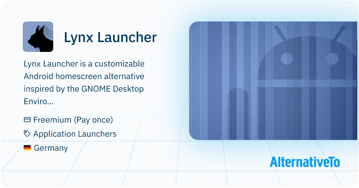 Lynx Launcher: An alternative homescreen and app launcher for Android ...