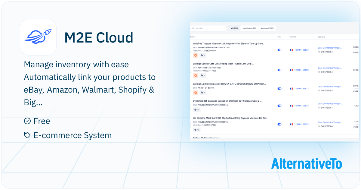 M2E Cloud: Multichannel listing, inventory and order management app ...