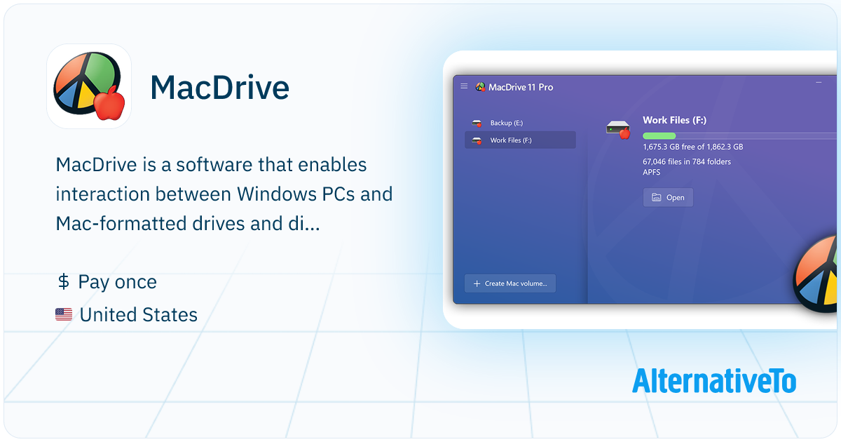 MacDrive: Read and write Mac-formatted drives on Windows systems ...