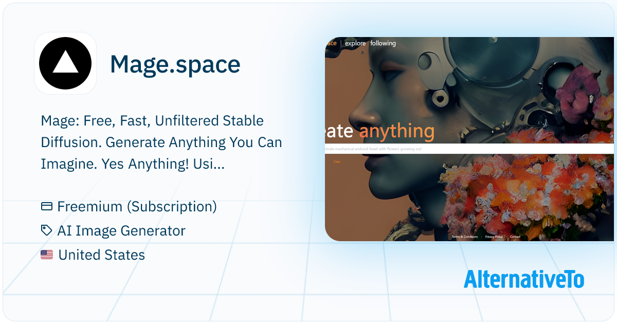 Mage.space: Free, fast, unfiltered Stable Diffusion. Generate anything ...