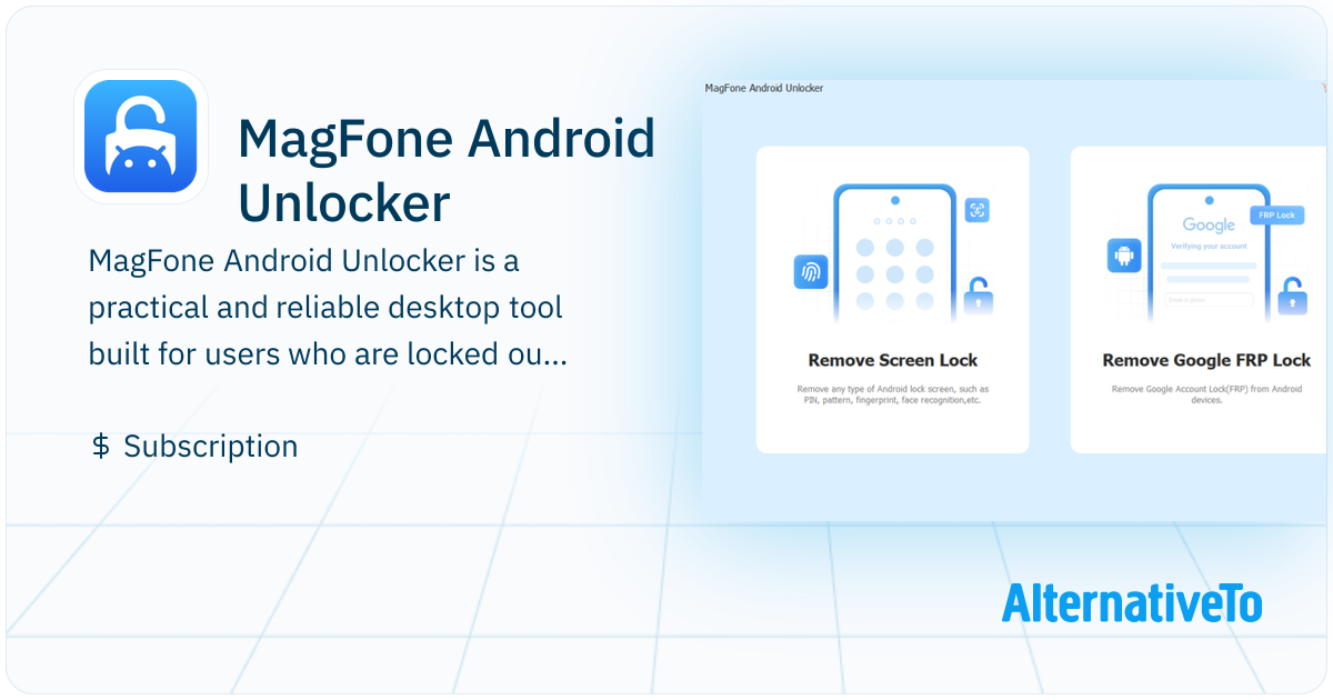 MagFone Android Unlocker: Simple and reliable desktop tool designed to ...