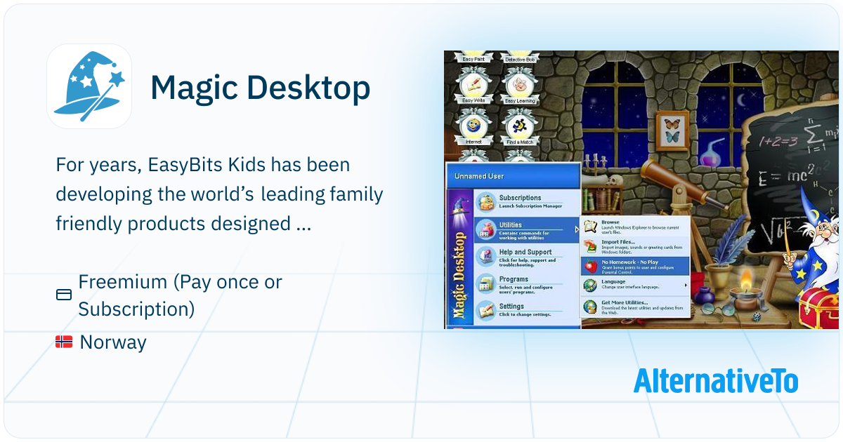 Magic Desktop: Safe desktop with parental controls and educational ...