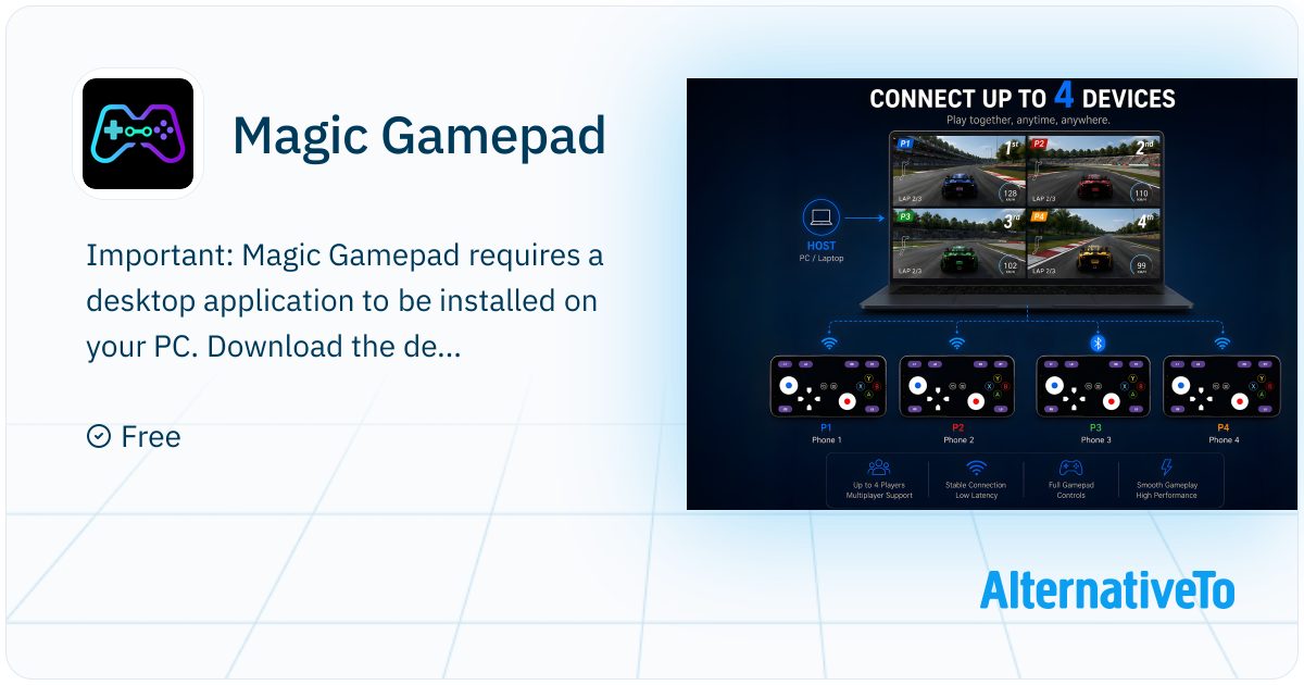Magic Gamepad: Transform your phone into a gamepad and play multiplayer ...