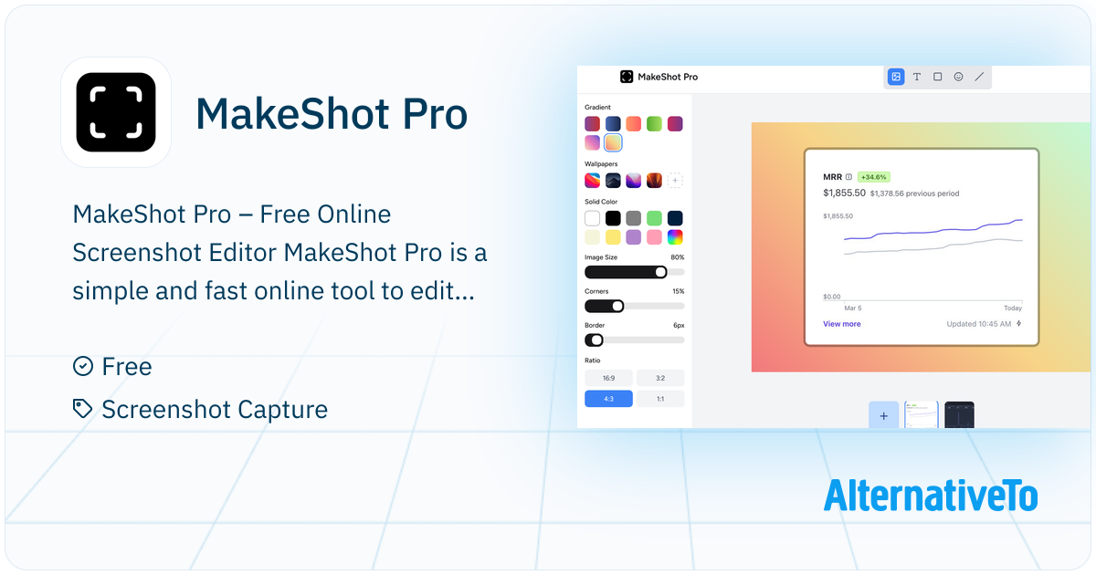 MakeShot Pro: Instantly edit screenshots online with MakeShot Pro ...