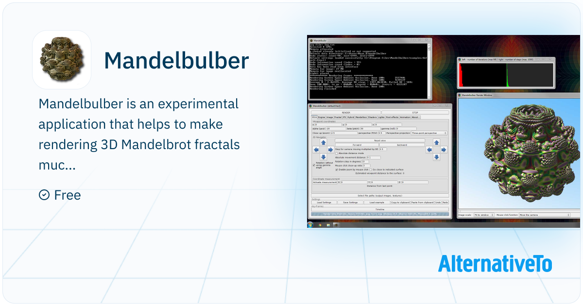 Mandelbulber: Experimental application that | AlternativeTo