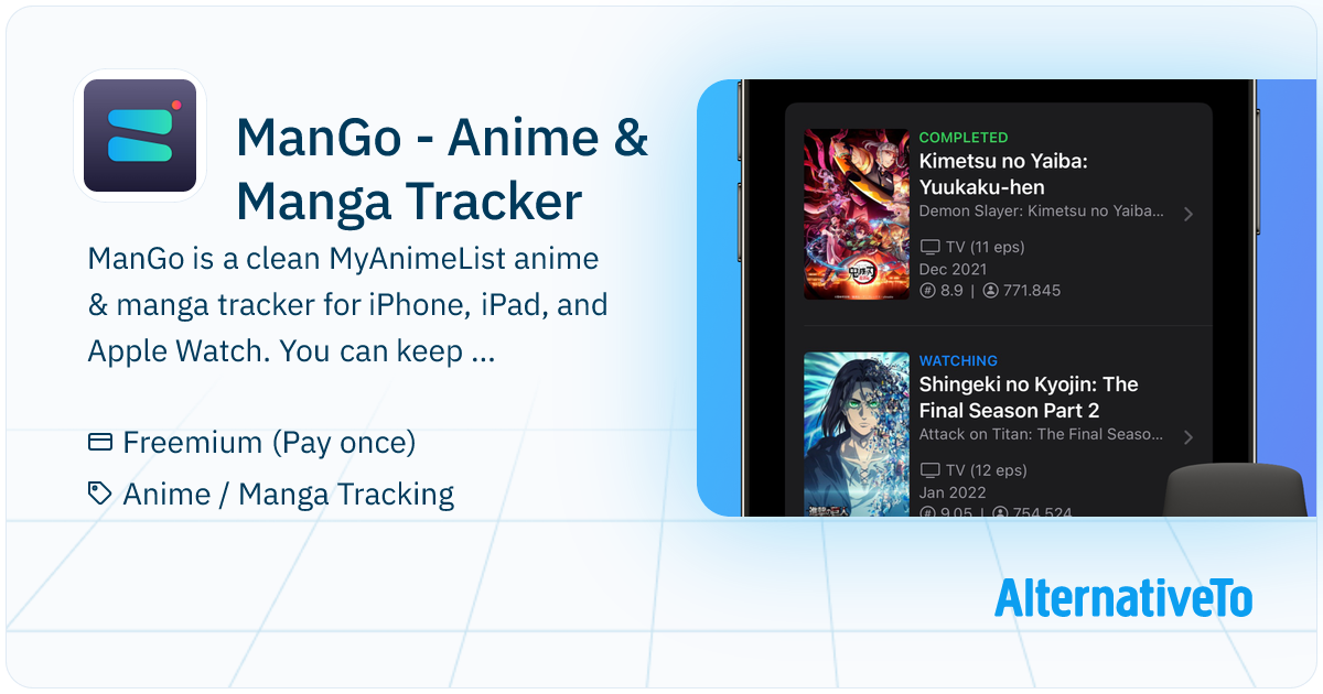 ManGo - Anime & Manga Tracker: Anime and Manga tracker connected with ...