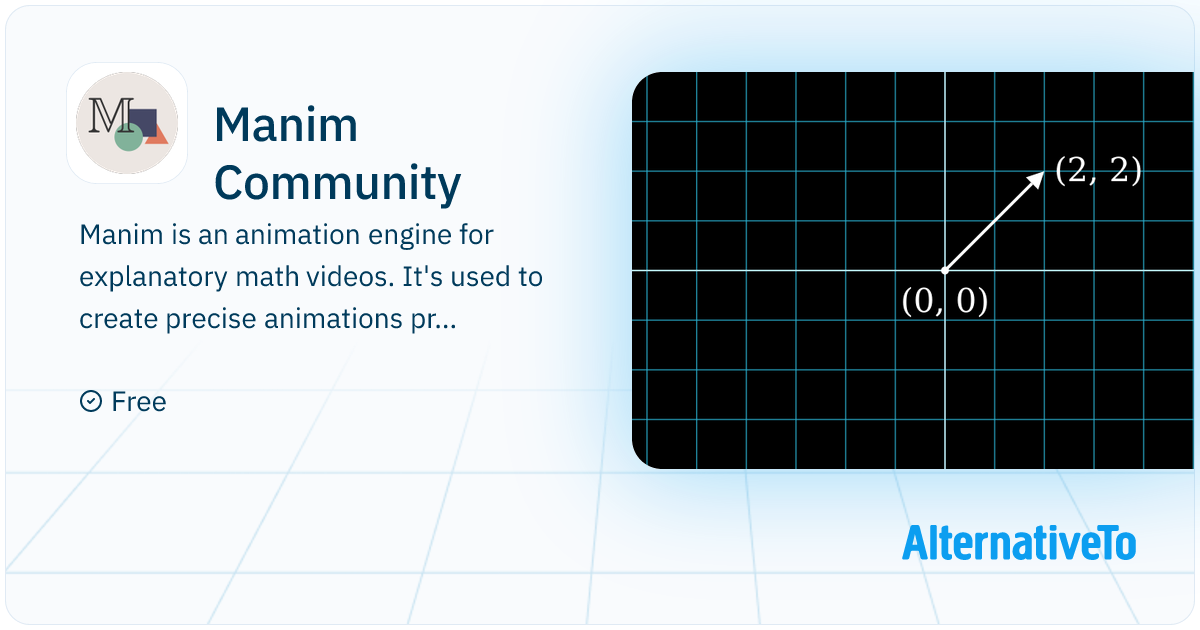 Manim Community: A community maintained Python library for creating ...