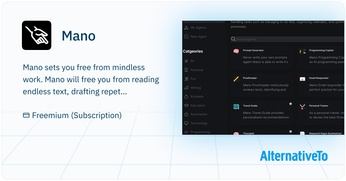 Mano: AI Chrome Extension Tool that provides flawless support, answers ...